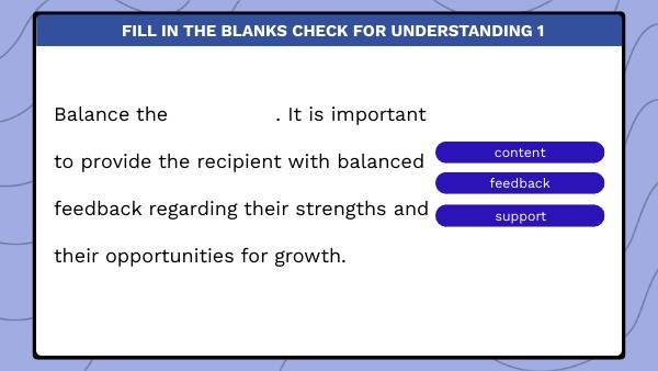 OIF Module 04 Check for Understanding