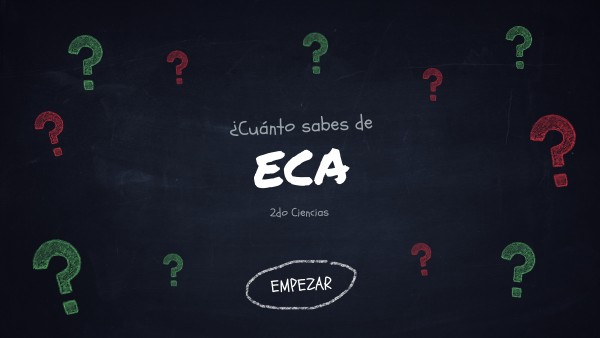 QUIZ CUÁNTO SABES DE ECA | Genially