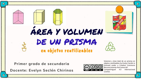 Área y volumen de un prisma | Genially
