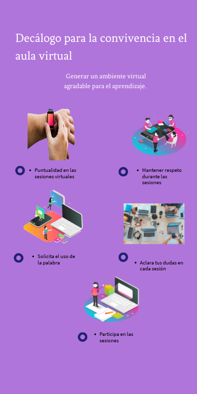 Decálogo para espacios virtuales | Genially