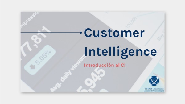 CI.III.Introducción al CI