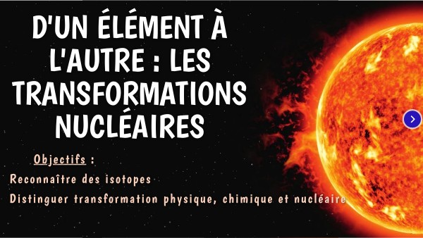 2nd - transformations nucléaires (Tprep) | Genially