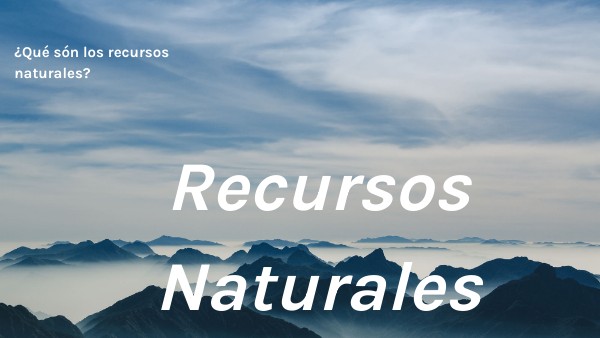 Recursos Naturales 11° Panamá | Genially