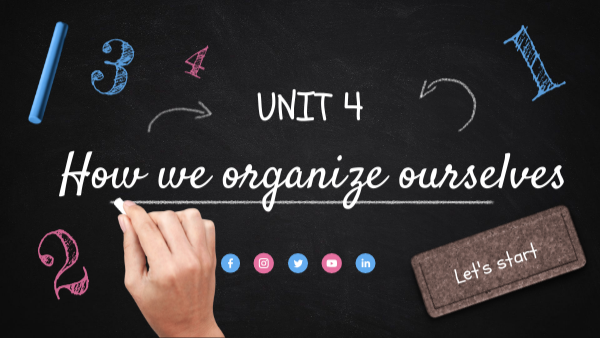 How we organize ourselves | Genially