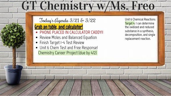 Agenda for 3/21 | Genially