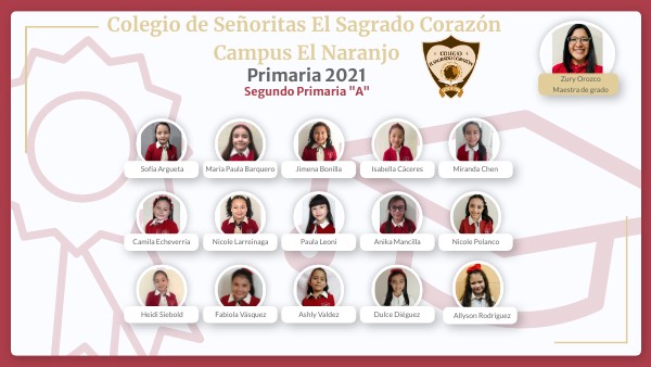 Foto Escolar Segundo Primaria "A" 2021 | Genially