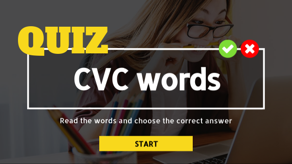 Quiz CVC words