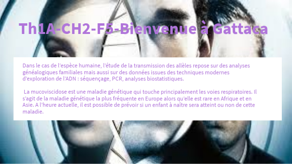 TSpé-TH1A-CH2-F5 : Analyses génétiques