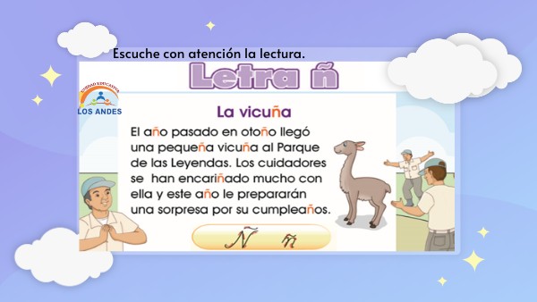 Imagen del cuento de las Sílabas con la letra Ñ ñ.