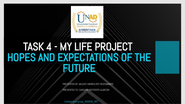 Task 4 - My life project | Genially