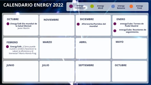 energy calendar | Genially
