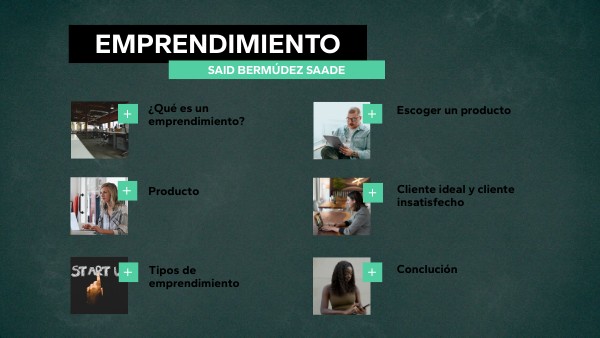 Que es empredimiento - Said Bermúdez | Genially