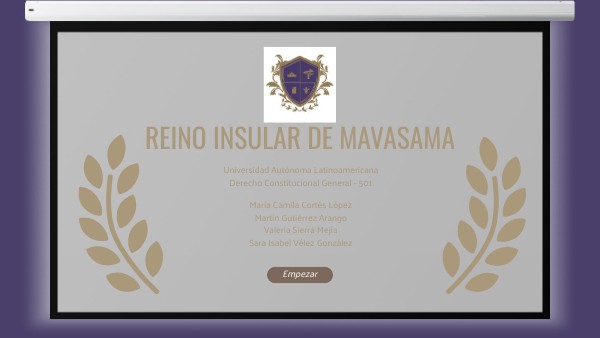 REINO INSULAR DE MAVASAMA | Genially