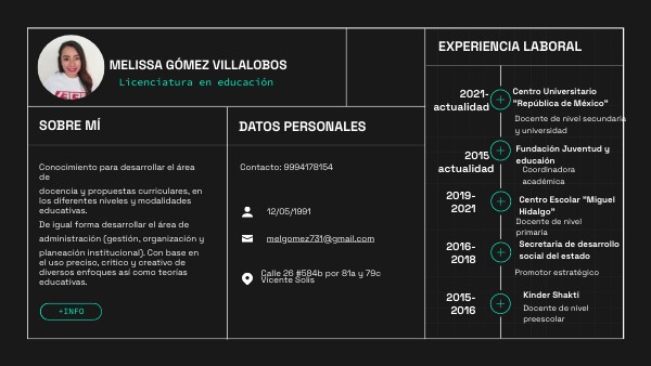 CV MELISSA GÓMEZ