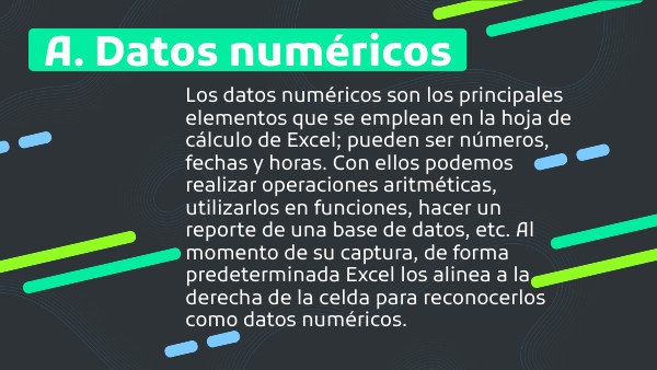 DATOS NUMÉRICOS