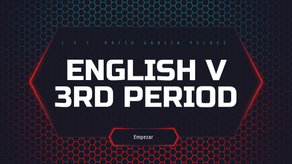 English V. Third period