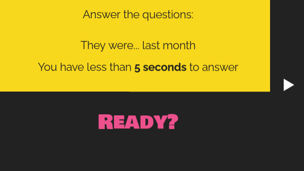 Past Continuous Yes/No Questions | Genially