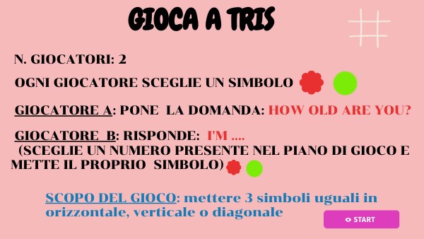 TRIS ENGLISH NUMBERS