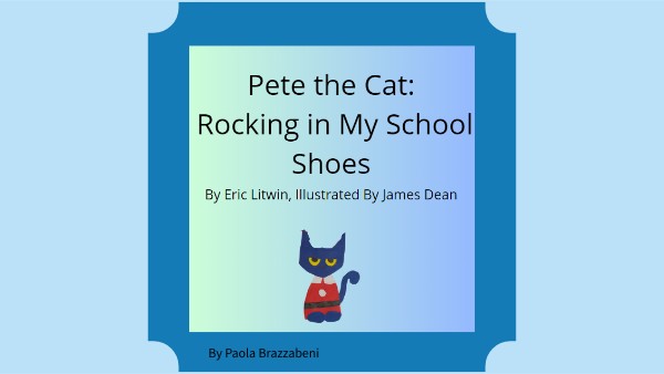 pete the cat (present continuous)