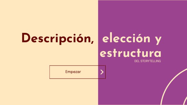 IC O2023 M9T1 Descripción, elección y estructura | Genially