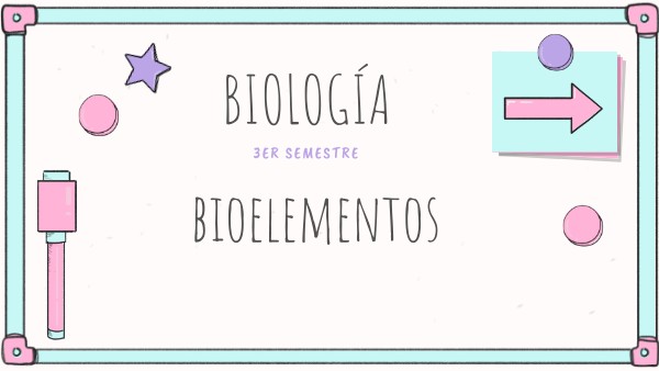 B- B1 BIOELEMENTOS P, S, O