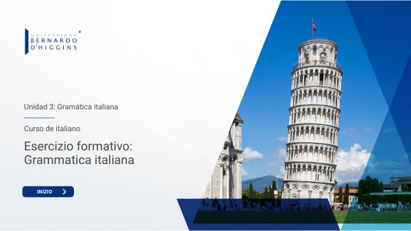 Unidad 3: Gramática Italiana | Genially