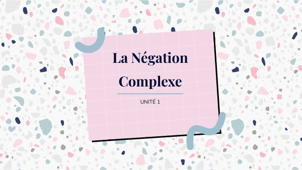 négation | Genially