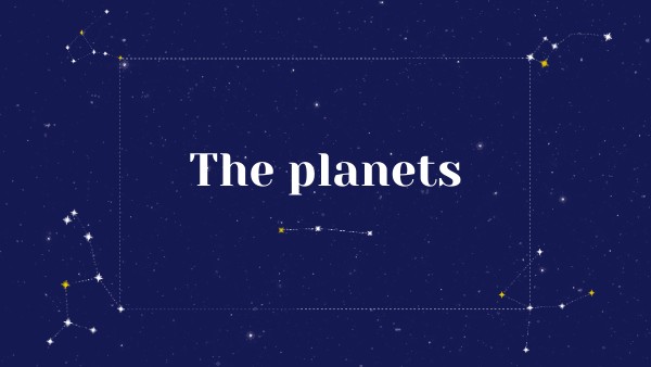 PLANETS PRESENTATION