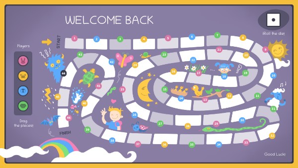 Welcome back game | Genially