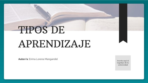 Tipos de aprendizaje | Genially