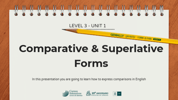 Comparative & Superlative Forms | Genially
