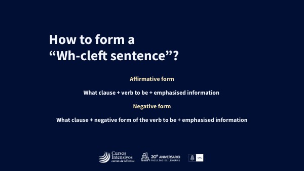 Level 6 Unit 7: Clefting (2)
