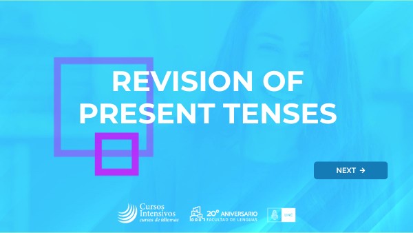 L5 U1 - Focus on Grammar - Present Tenses | Genially