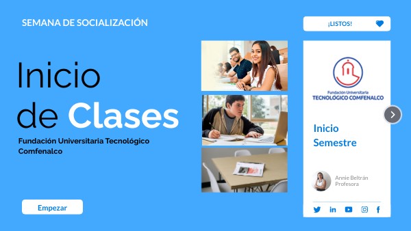 SEMANA 1. INICIO DE CLASES