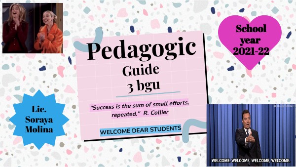 PEDAGOGICAL GUIDE 3BGU | Genially