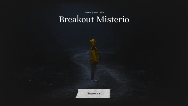 BREAKOUT MISTERIO | Genially