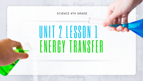 Week March 8-12 Science Unit 2 Lesson 1 | Genially