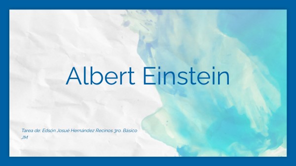 Albert Einstein | Genially