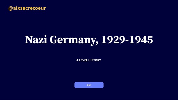 Introduction NAZI GERMANY | Genially