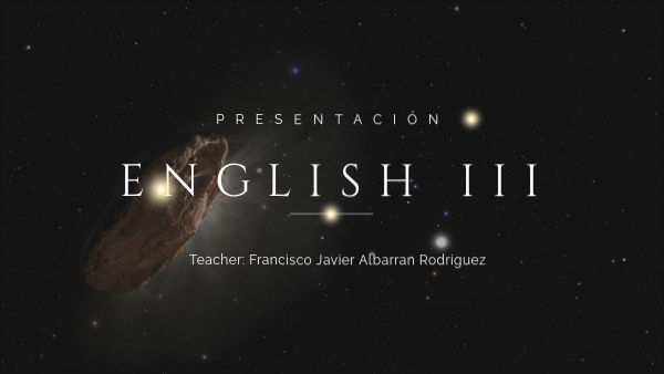 First Class English III