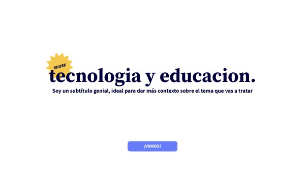 tecnologia y educacion