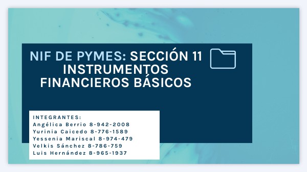 NIF SECCIÓN 11 | Genially