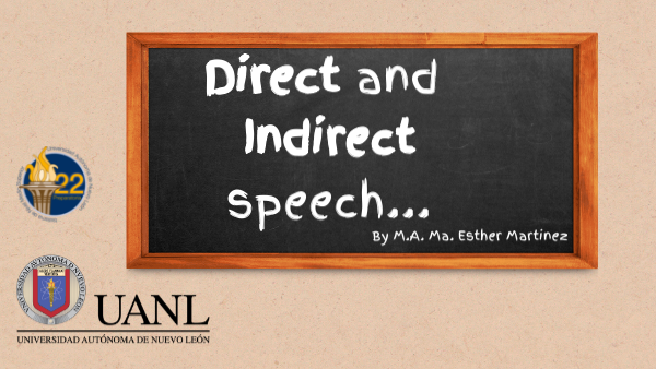 Direct Speech | Genially