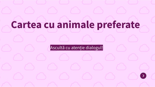 Litera C /Cartea cu animale preferate