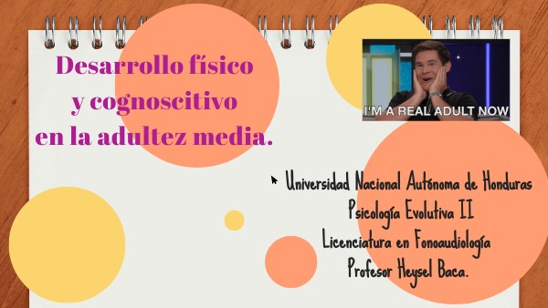 Desarrollo físico y cognoscitivo en la adultez media por Heysel Baca