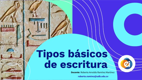 DDL - Tipos básicos de escritura | Genially