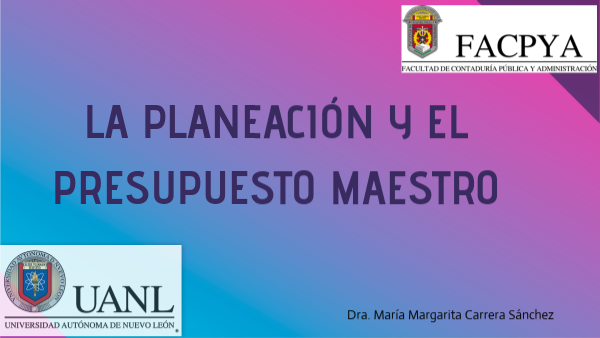 Presupuesto Maestro | Genially