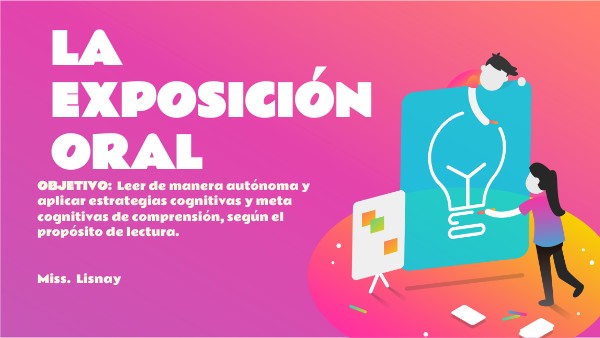 LA EXPOSICIÓN ORAL 5to 2021 | Genially