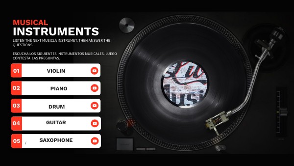 MUSICAL INSTRUMENTS | Genially