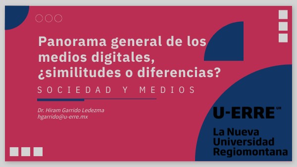 Panorama general de los medios digitales